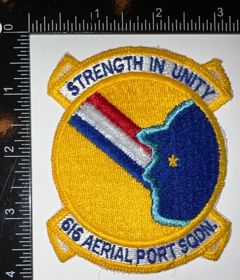 Cold War USAF US Air Force 616th Aerial Port Squadron Patch | eBay
