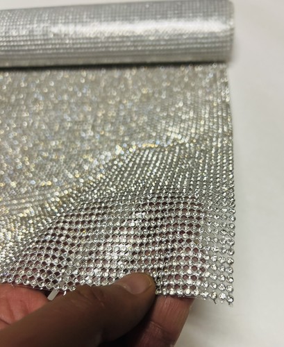 Crystal Hot Fix Iron on Rhinestone Clear Color Crystal Mesh Heat ...