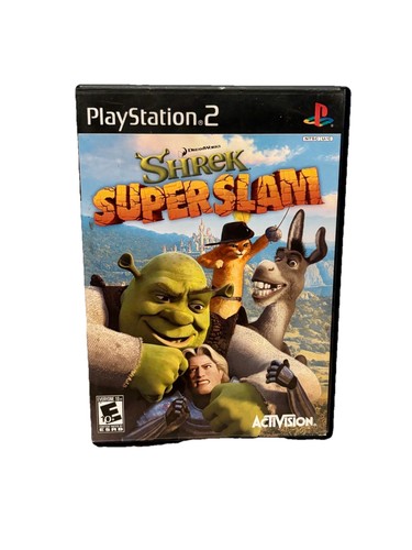 Shrek SuperSlam PS2 Sony PlayStation 2 Brawler Fighting Game Donkey ...