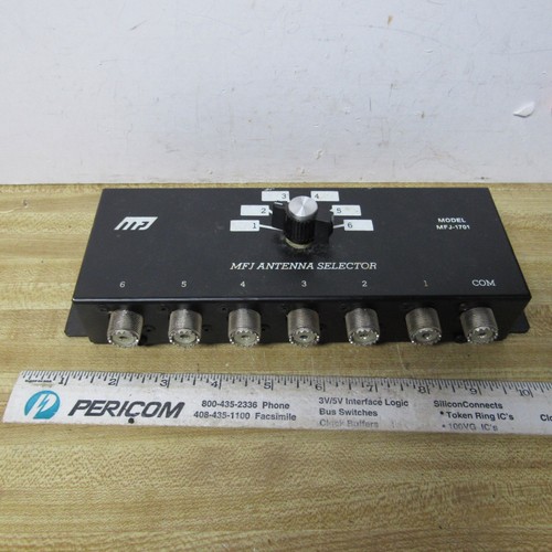 COAX SWITCH 6 Position UHF Connectors MFJ MFJ-1701 HAM RADIO | eBay