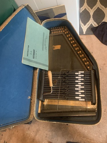 Vintage Autoharp by Oscar Schmidt 15 Chord 36 String With Case ...