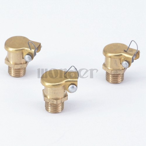 LOT 20 M8 x 1mm Brass Grease Oil Cup Oiler Spring Flip Cap for Hit Miss ...