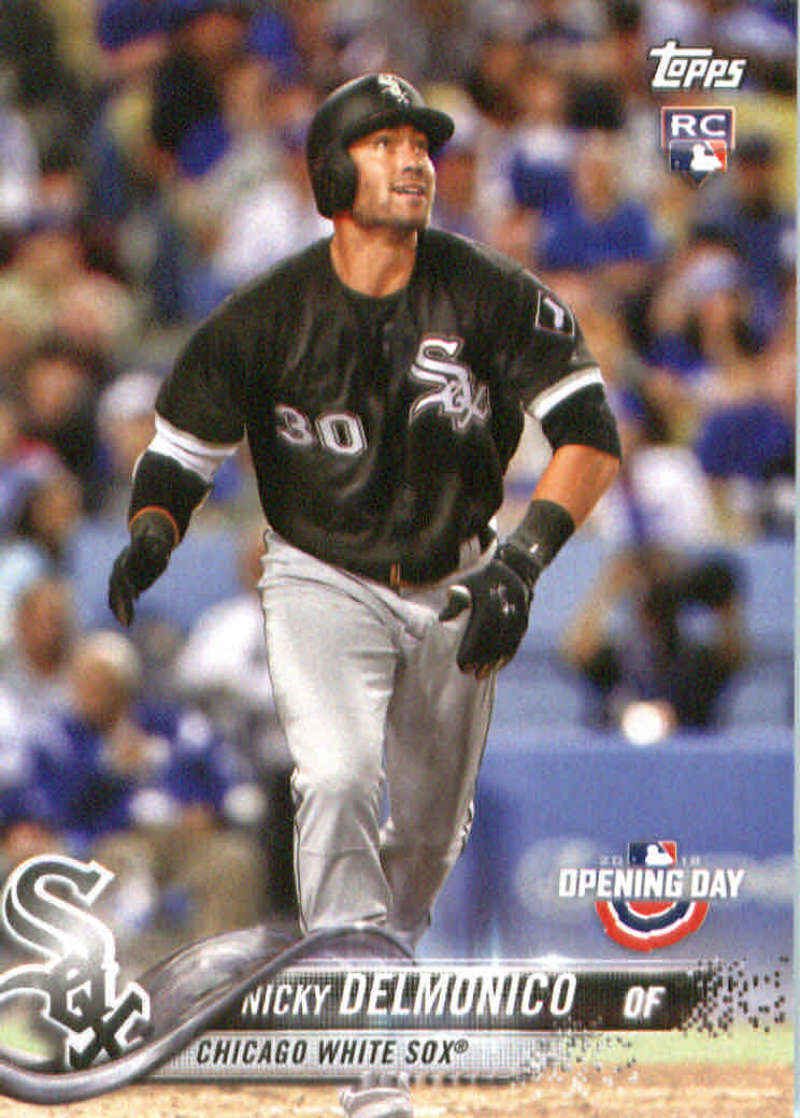 2018 Topps Opening Day #124 Nicky Delmonico White Sox NM-MT (RC ...