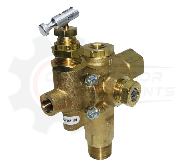 32262867 Ingersoll Rand 90 Degree Pilot Unloader Valve 1/2" FPT In&out ...