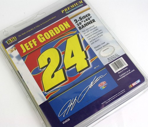 NASCAR Jeff Gordon #24 Premium 2-Sided 28" x 40" Banner BSI | eBay