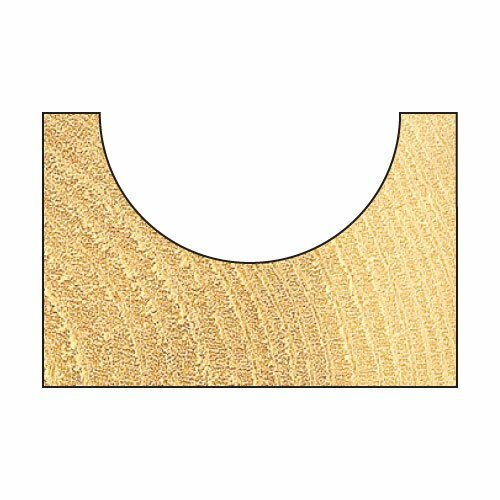 Trend C058X1/4TC CraftPro Cove Radius Router Cutter 12.7mm Radius x 15 ...