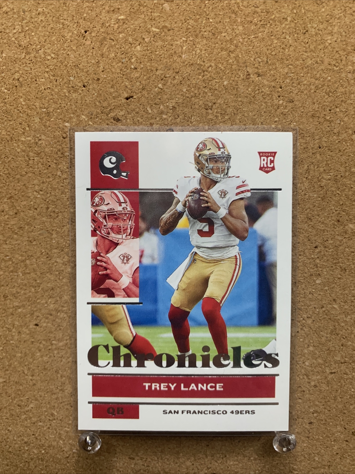 Trey Lance Rookie 2021 Panini Chronicles Football #77 NFL Card 49ers RC ...