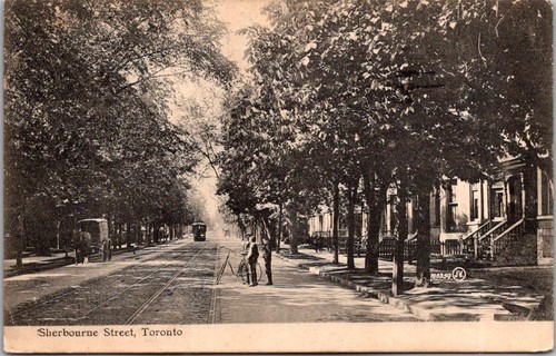 SHERBOURNE STREET TORONTO CANADIAN RPPC POSTCARD C1905 REF:FT 1428 | eBay