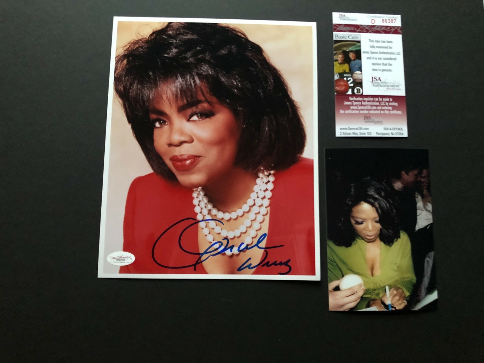 Oprah Winfrey Rare! signed autographed 8x10 photo JSA Spence coa cert ...