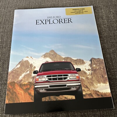 1995 Ford Explorer XL XLT Limited Sport Eddie Bauer brochure 34 pg 2 ...