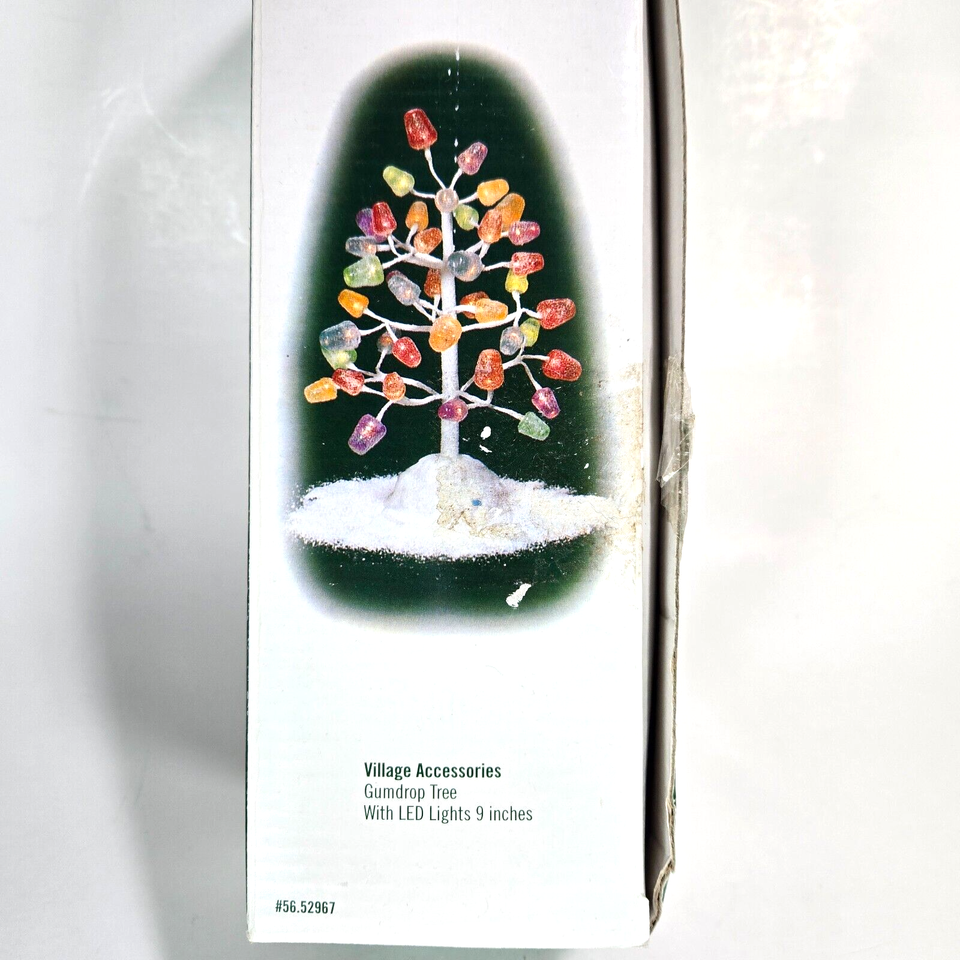 Department 56 GUMDROP TREE w/ LED Lights 9" Village Accessories #56. ...