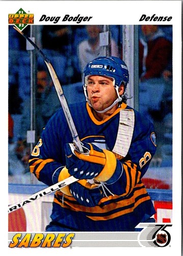 1991 Upper Deck Doug Bodger #477 Buffalo Sabres Hockey Card | eBay