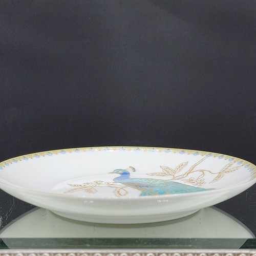 222 5th "Peacock Garden" 6 1/2 Inch Appetizer Plate | eBay