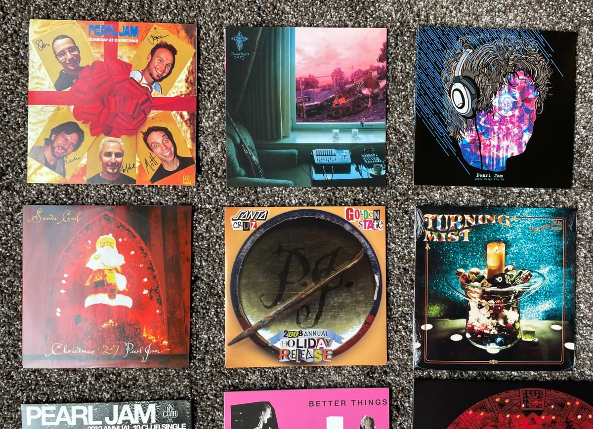 Pearl Jam Album Covers Collage