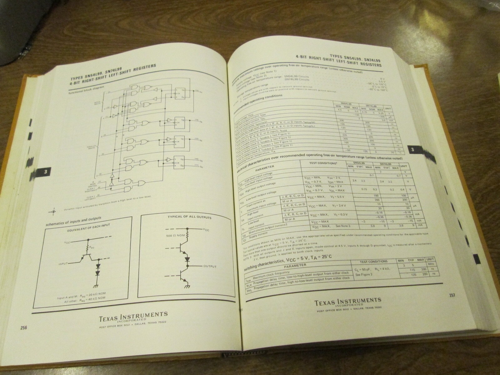 Texas Instruments The TTL Data Book For Design Engineers 1973 First ...