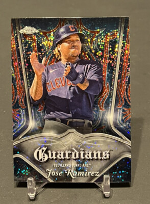 2022 Topps Chrome Jose Ramirez Pinstriped Club Plaques #P-15 Guardians ...