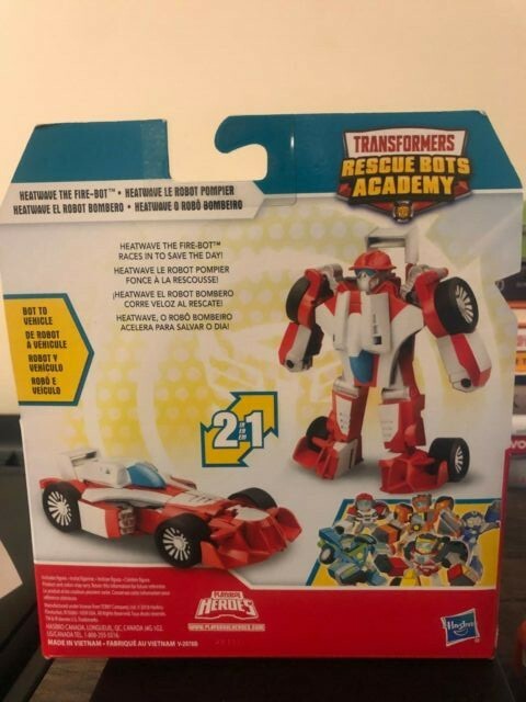 TRANSFORMERS Rescue Bots Academy Heat Wave Fire-Bot Truck playskool ...