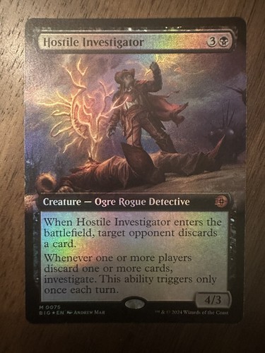 Hostile Investigator : MTG / BIG SCORE / FOIL #0075 / NM-MINT | eBay