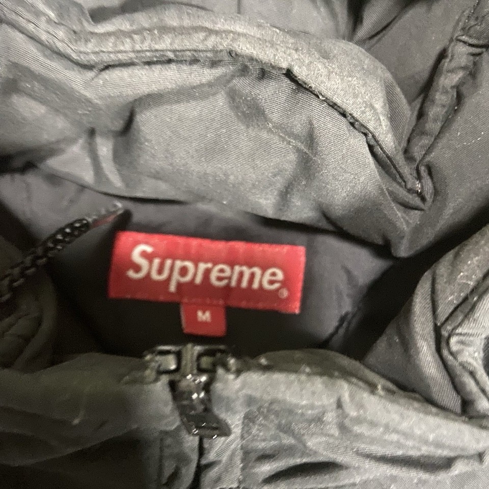 Supreme Puffy Hockey Pullover Puffer Jacket - Medium | eBay