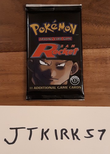 Pokemon Team Rocket 1ST Edition Booster Pack, Factory Sealed, Vintage ...