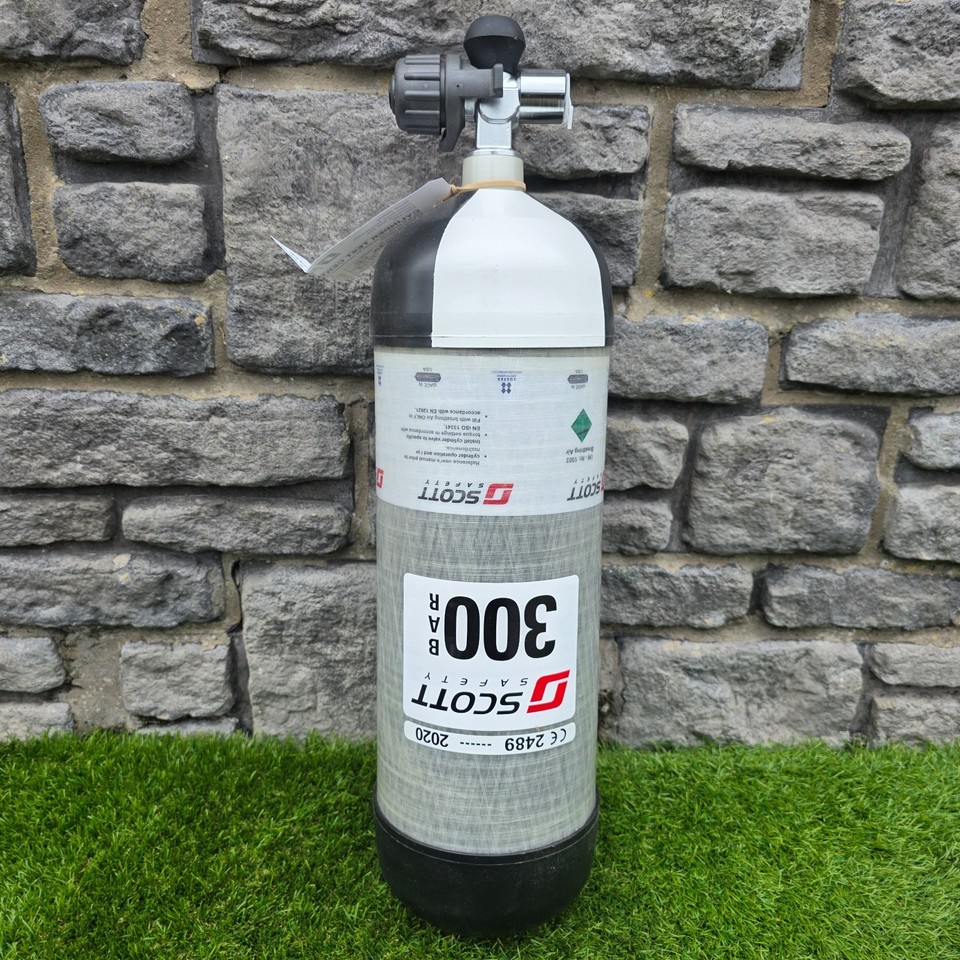 3M Scott Safety Propak Harness & Backplate W/ Scott Vision 3 Mask & BA ...