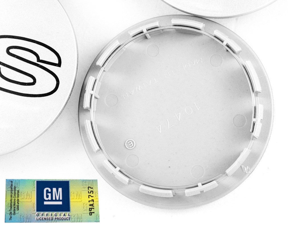 1996-1999 Camaro SS Silver 5 Spoke Wheel Center Caps NEW Set of 4 * ...