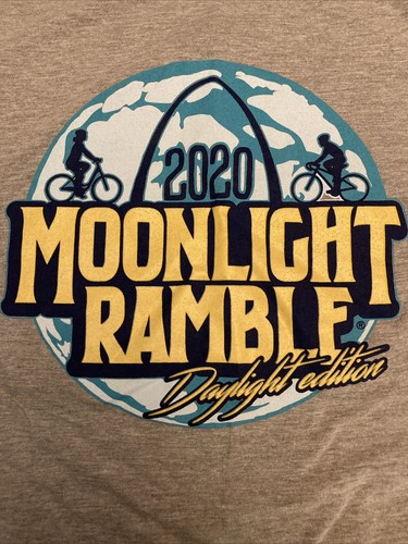 2020 St. Louis Moonlight Ramble Virtual Participant Event T Shirt, Size ...
