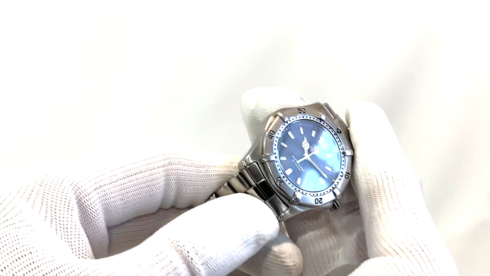 New Battery Tag Heuer Professional 2000 WK1113 Blue Dial QZ Men's Watch ...