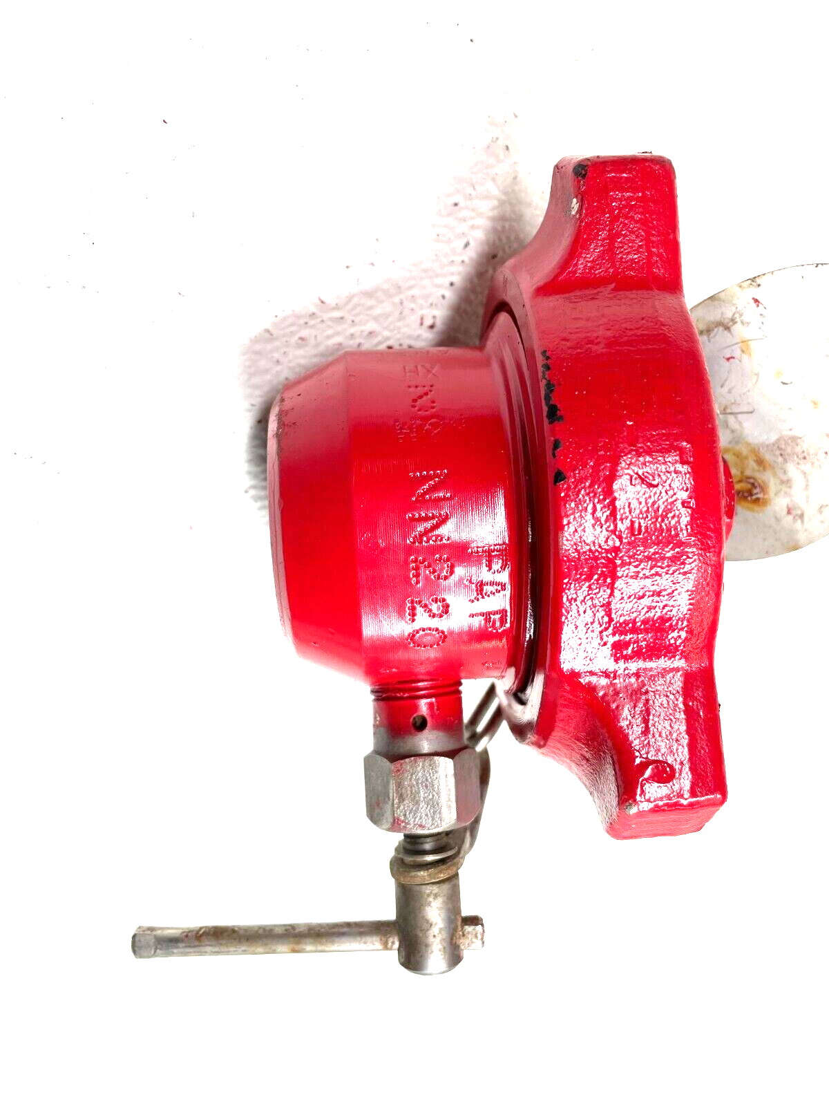 YALE 500 Threaded Closure 2" Class 600 XH Butt Weld End w/ 1/2" NPT Tap ...