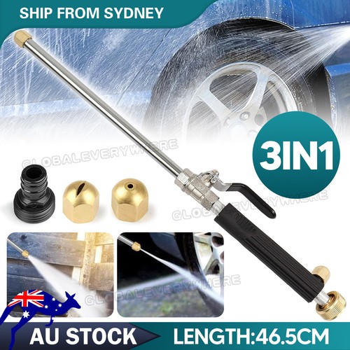 Hydro Jet High Pressure Power Washer Water Spray Gun Nozzle Wand ...