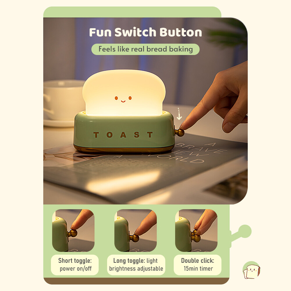 Night Toaster for Kids Cute Room Decor For Bedroom Living I0E5 | eBay