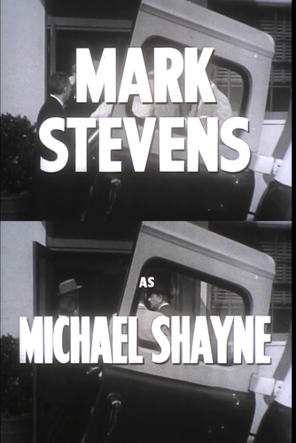 16MM SOUND-"MICHAEL SHAYNE"-1958 UNSOLD PILOT-MARK STEVENS-MERRY ANDERS ...