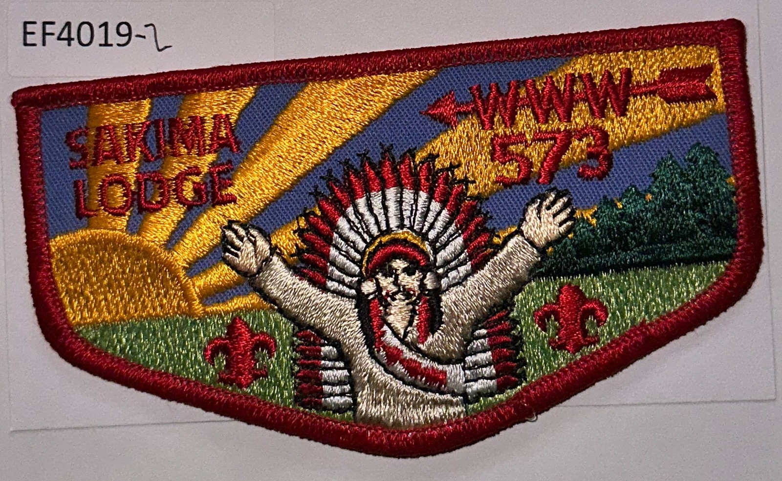 Boy Scout OA Flap Sakima Lodge 573 | eBay