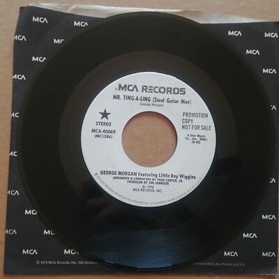 GEORGE MORGAN & LITTLE ROY WIGGINS Our Wedding Song 45 7" COUNTRY Vinyl ...
