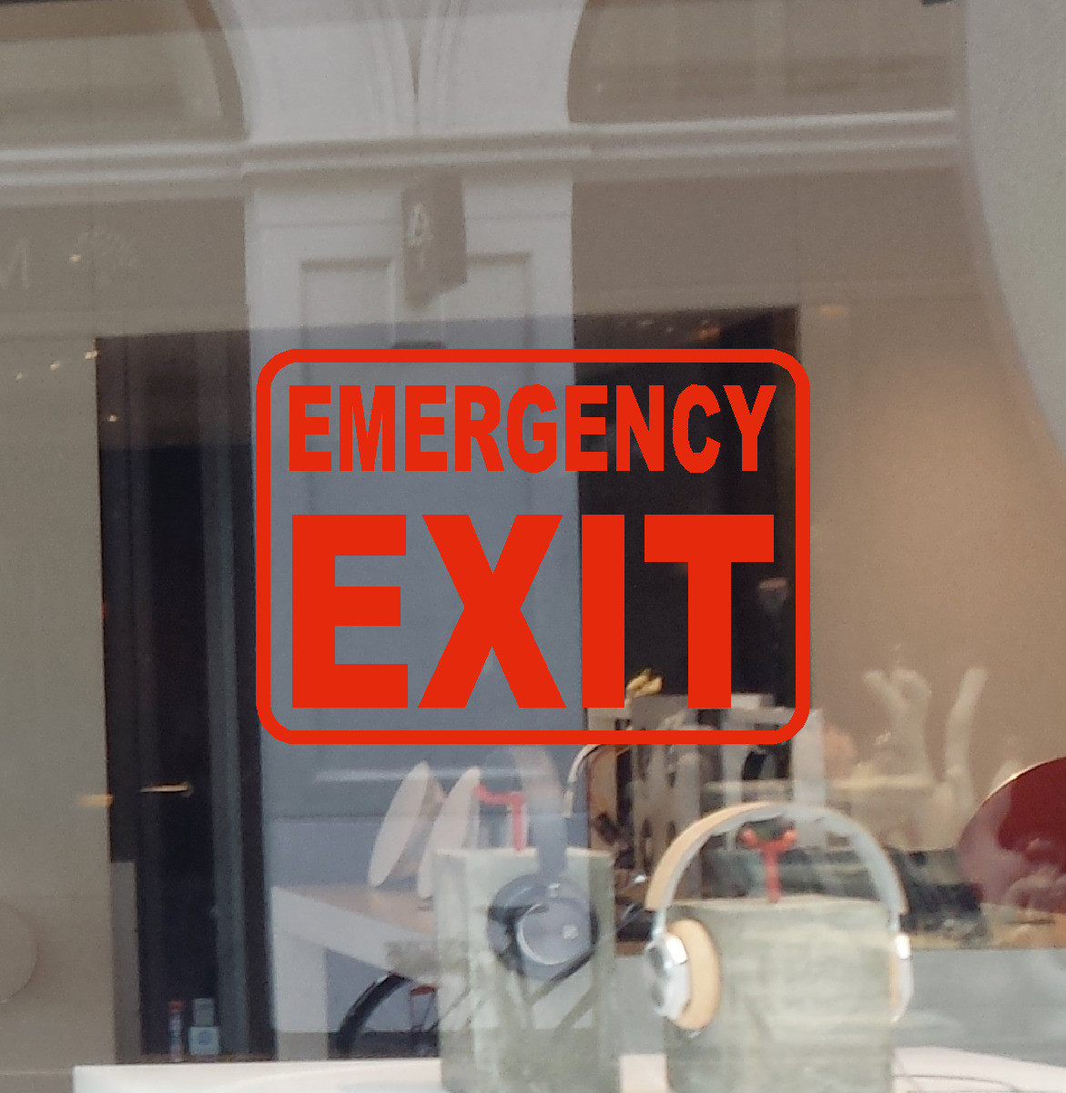 Emergency Exit Sign Window Wet Location Combo Exit Signs | WLCO4X