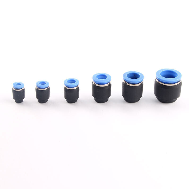 4 6 8 10 12 16mm Pneumatic Push In Fitting Plugs End Caps For Air Tube ...