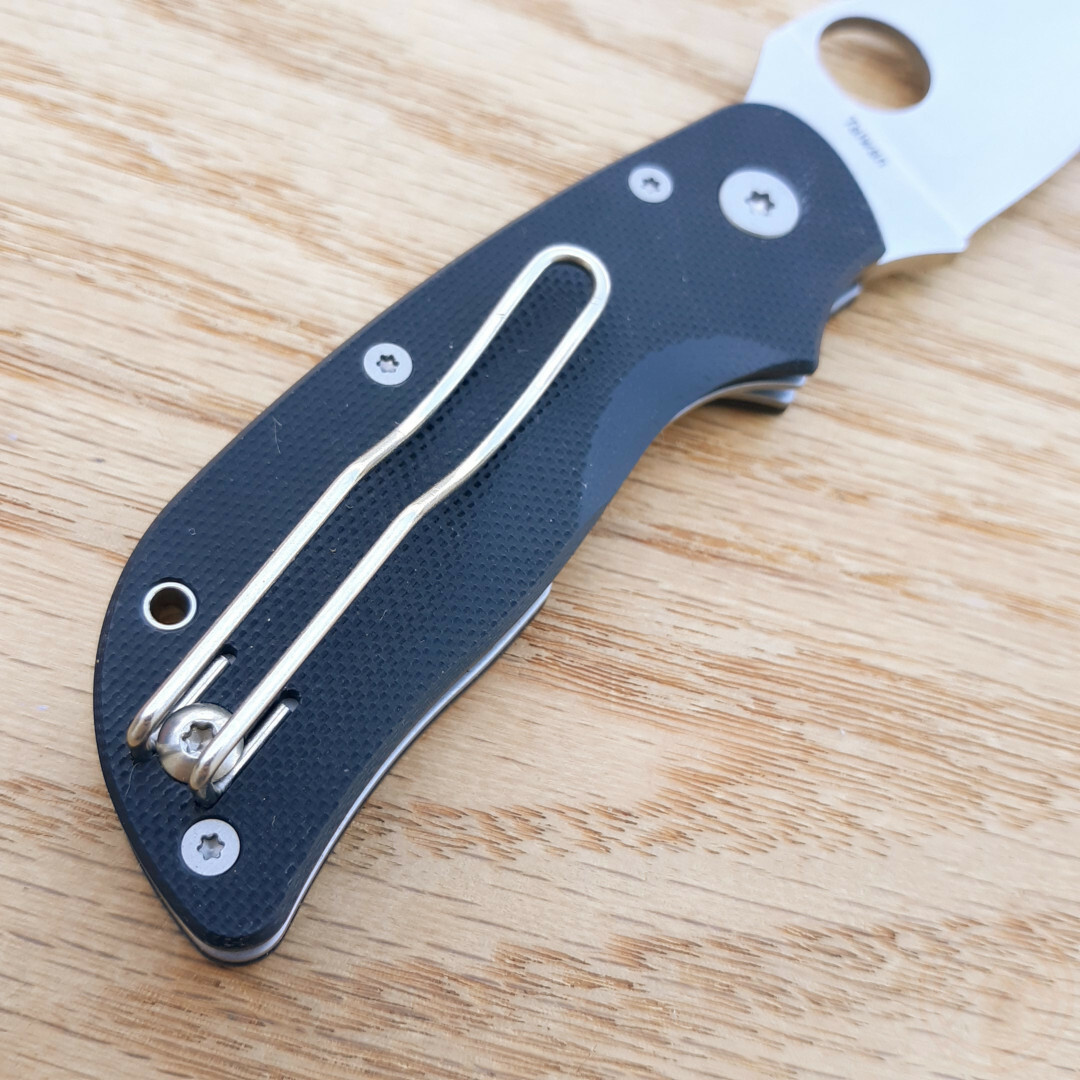 Spyderco Cat Linerlock Folding Knife 2.5" CTS-BD1 Steel Blade Black G10 ...