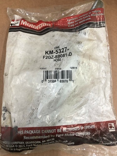 MOTORCRAFT KM-5327 ENGINE COOLANT RADIATOR HOSE FOR 15-18 FORD EDGE ...