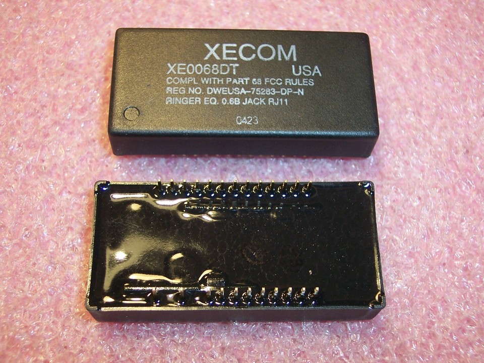 QTY (3) XE0068DT XECOM 24 PIN TELEPHONE LINE INTERFACE DAA MODULES | eBay