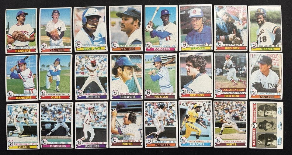 1979 Topps MLB Baseball LOT OF 450+ Cards (PR/VG) | eBay