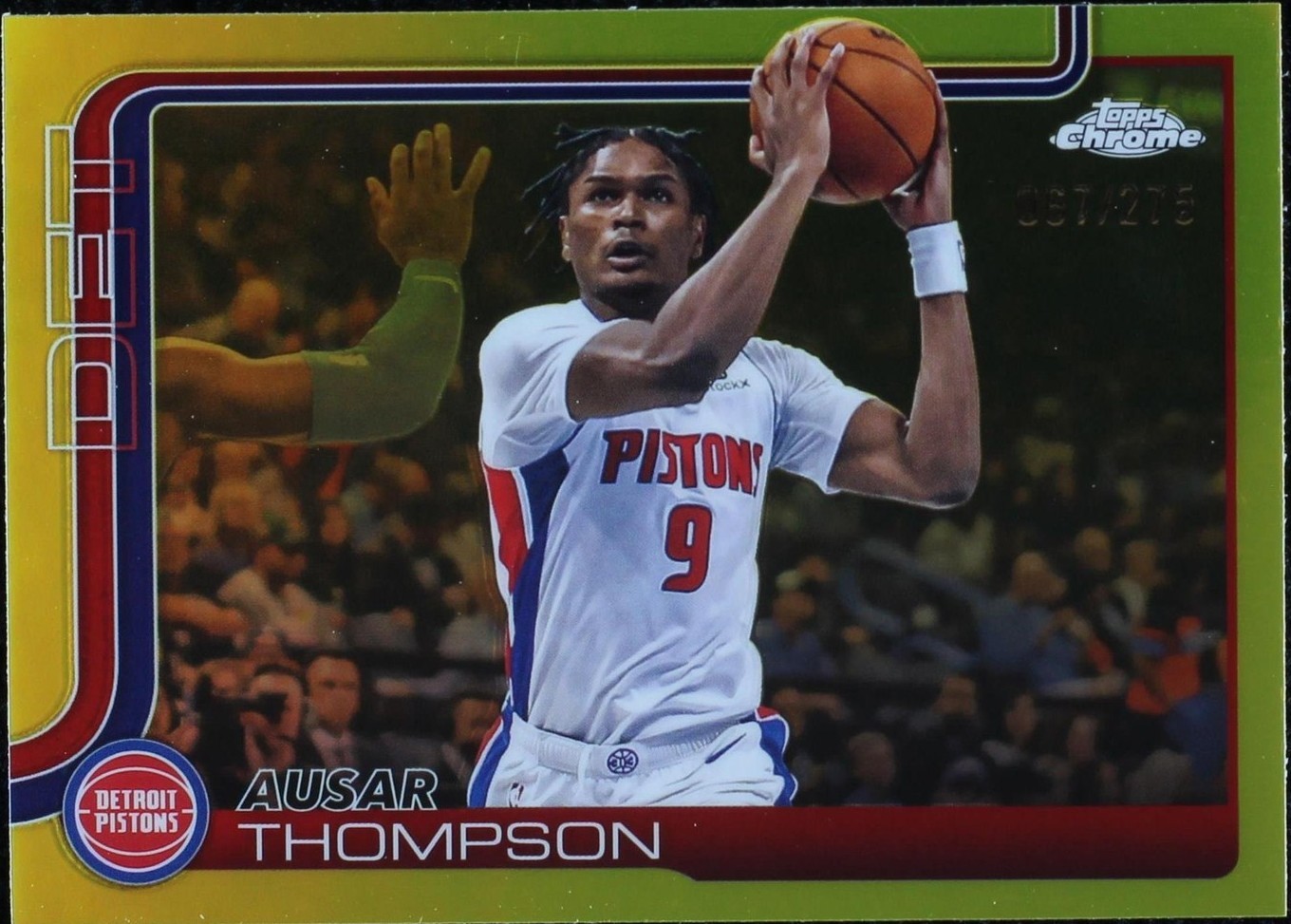 2025-26 Topps Chrome - Ausar Thompson #64 Yellow Refractor /275 for ...