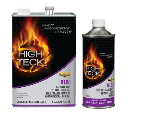 High Teck 8100 4:1 Premium Clear Coat Gallon Kit Compare to Matrix MS ...