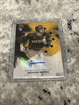 Jackson Merrill Auto Topps Update BSAU-JM | eBay