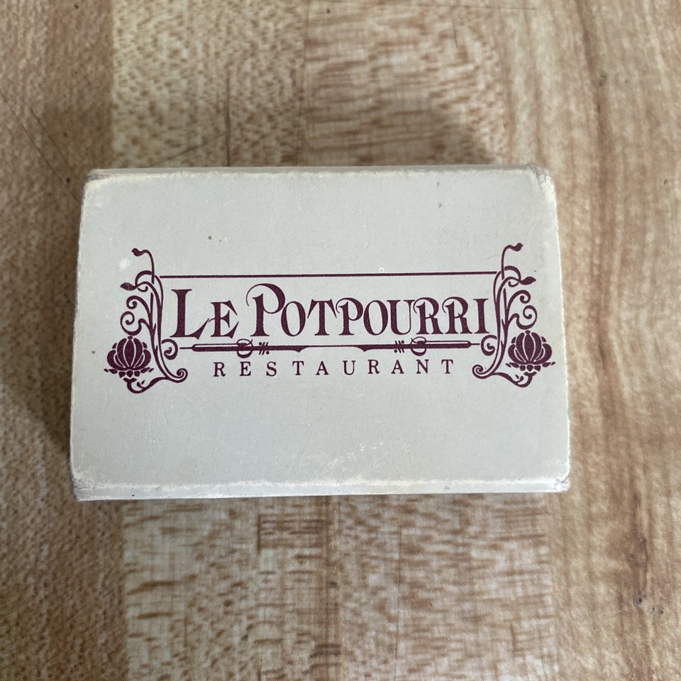 Cordials/ Le Potpourri Restaurant Minneapolis MN Collectible Matchbox ...