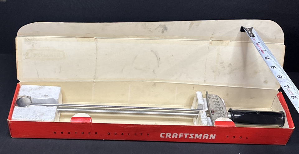 Vintage Craftsman Beam Style 1/2'' drive Torque Wrench w/original Box ...