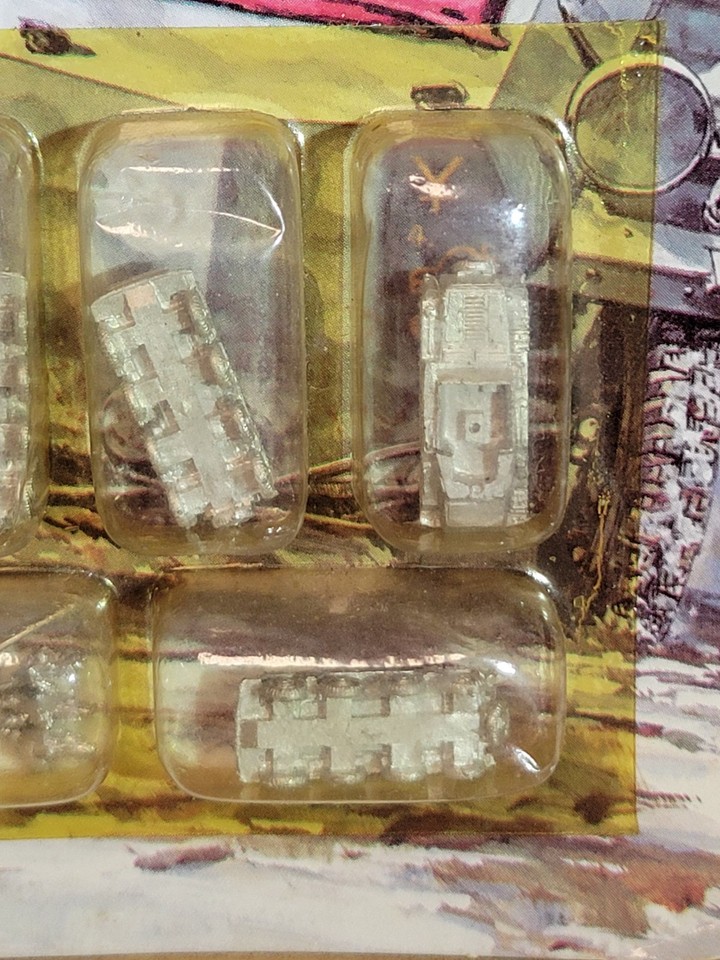 1981 Sealed GHQ MICRO ARMOUR 1:285 Scale WWII G61 German Heavy Armoured ...