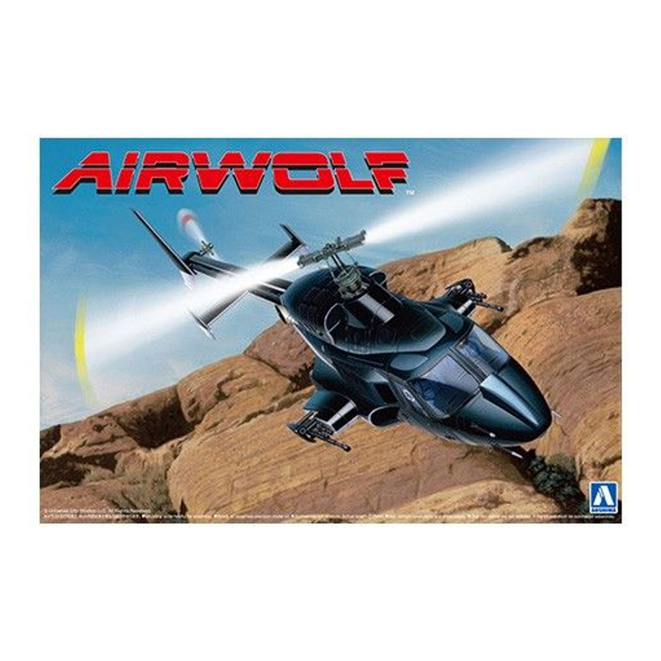 Aoshima: 1/48 Airwolf Clear Body Ver. Scale Model Kit #AW-01 Brand New ...