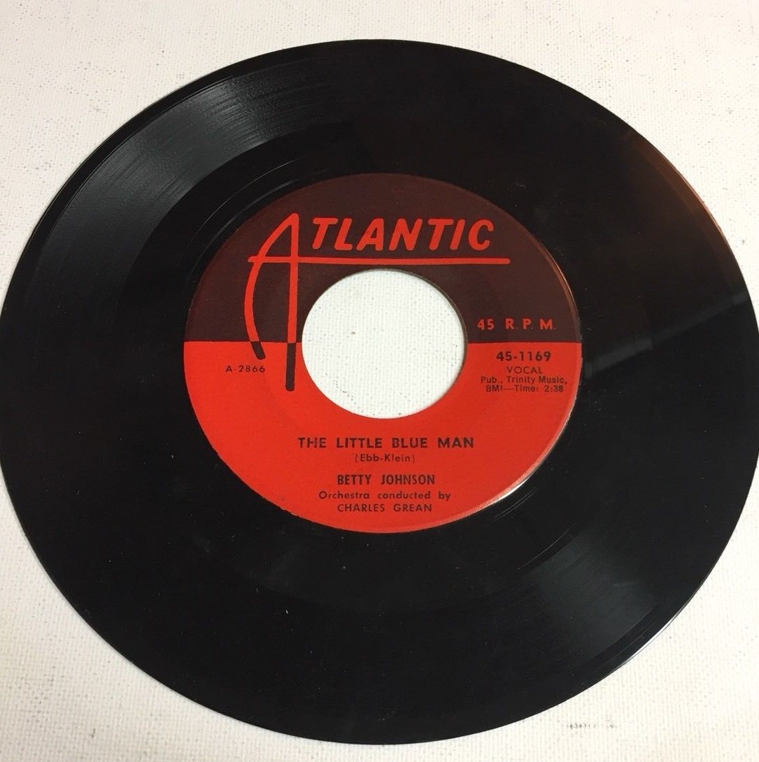 BETTY JOHNSON, THE LITTLE BLUE MAN, ATLANTIC #1169, 1958 Pop 45RPM | eBay
