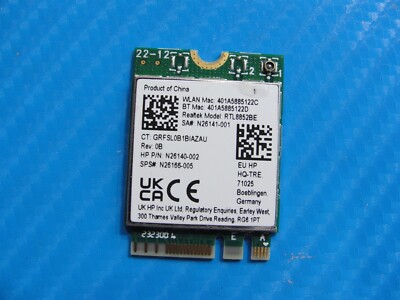 HP 15.6” 15-fc0093dx Genuine Laptop WiFi Wireless Card RTL8852BE N26140 ...