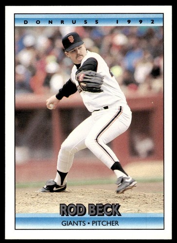 1992 Donruss Baseball Card Rod Beck San Francisco Giants #461 | eBay